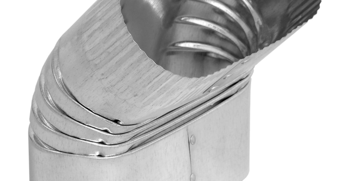 Oval Vertical Elbow 45° | Imperial